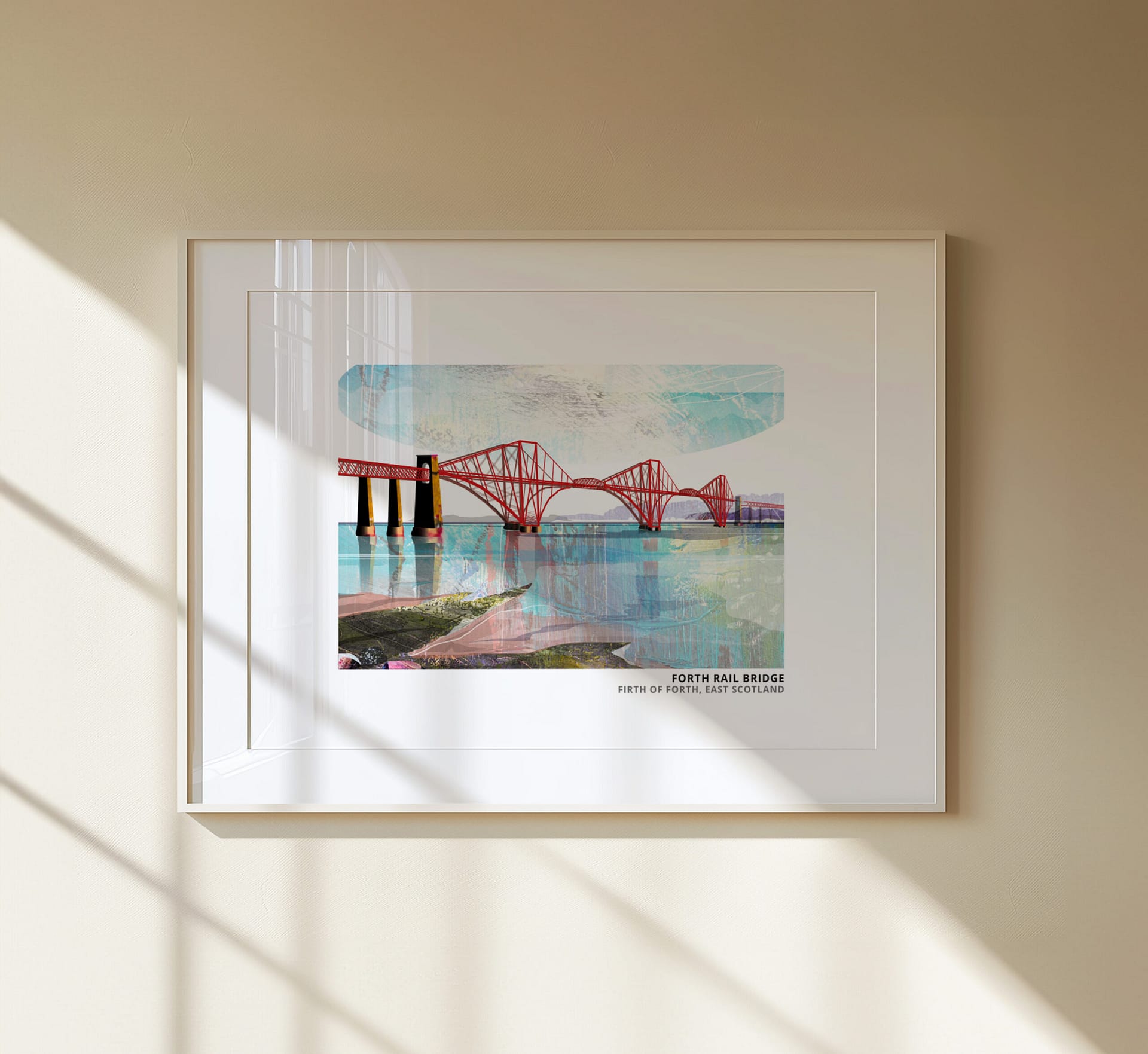 Forth Rail Bridge Art Print - Vicki Shortt
