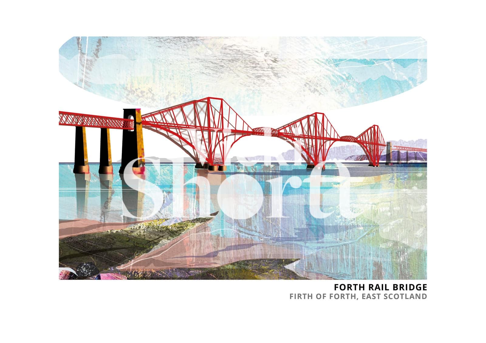 Forth Rail Bridge Art Print - Vicki Shortt