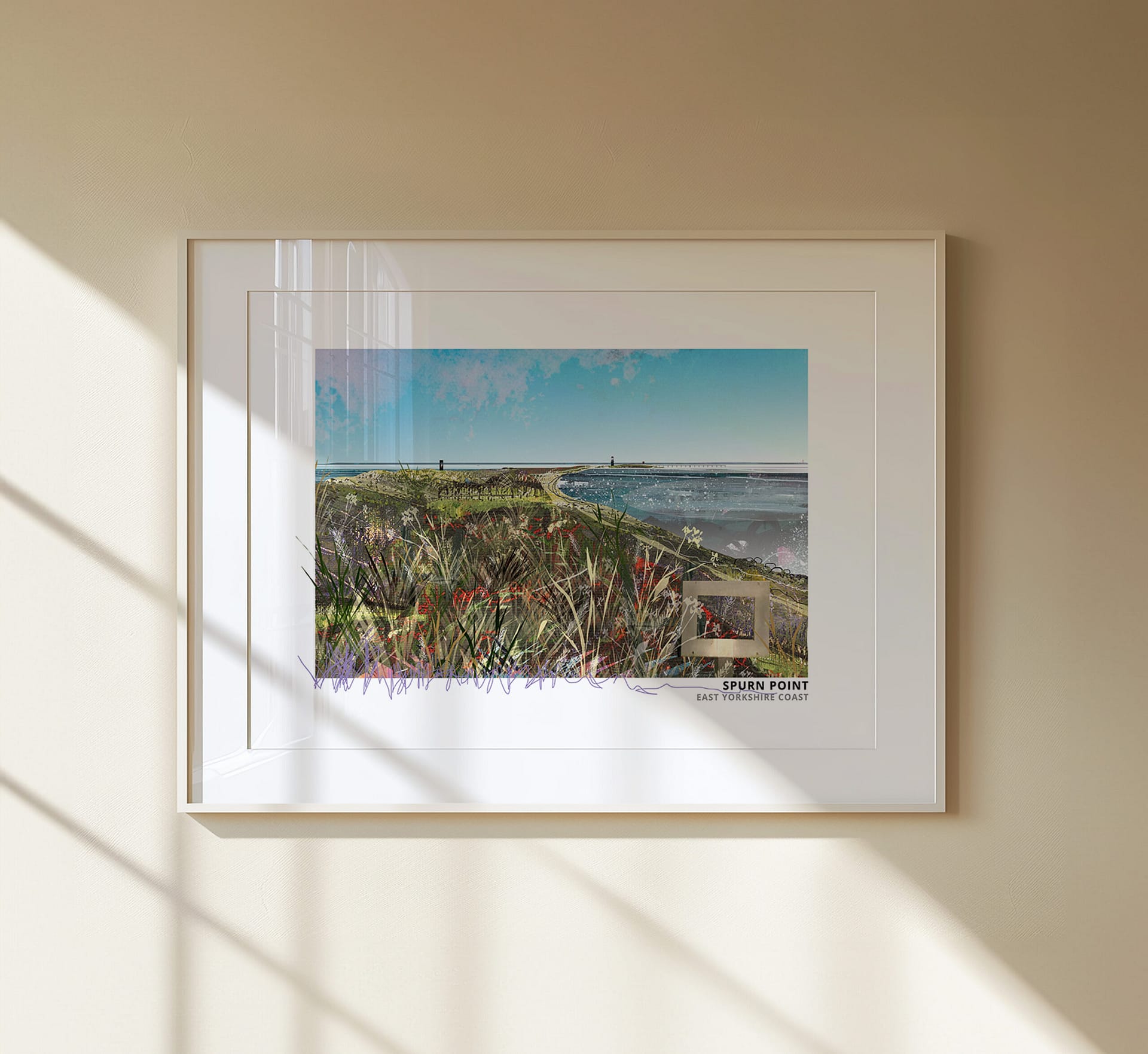 Spurn Point Art Print - Vicki Shortt